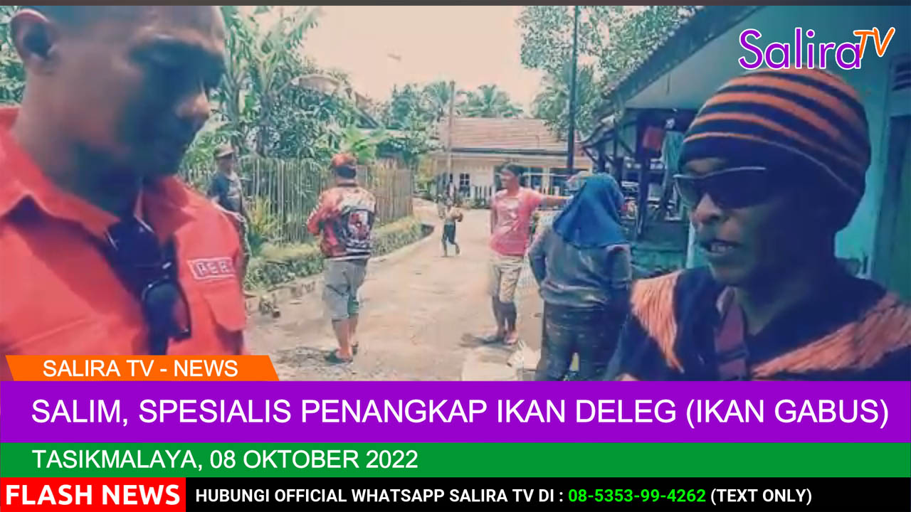 Salim, Spesialis Penangkap Ikan Deleg (Ikan Gabus) di Tasikmalaya ...